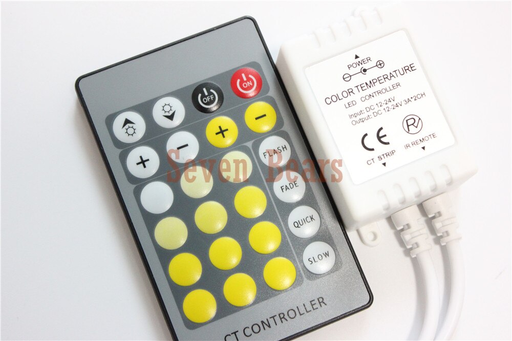 IR 24 key CCT adjustment LED controller color temp... – Grandado