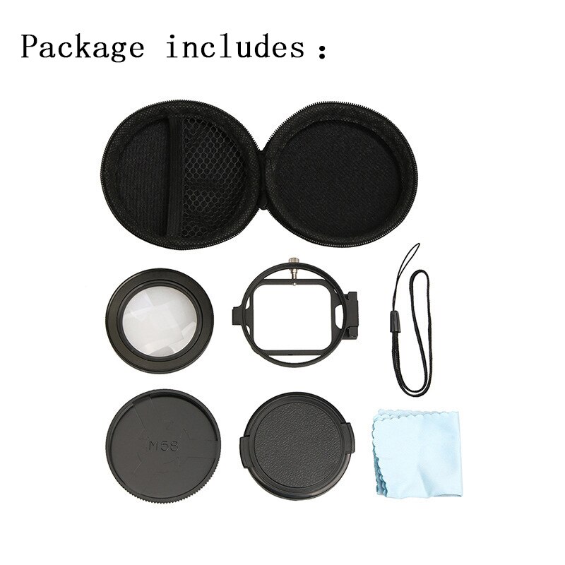 For Go pro 58mm +16 Times Magnifier Colse-up HD Ma... – Grandado