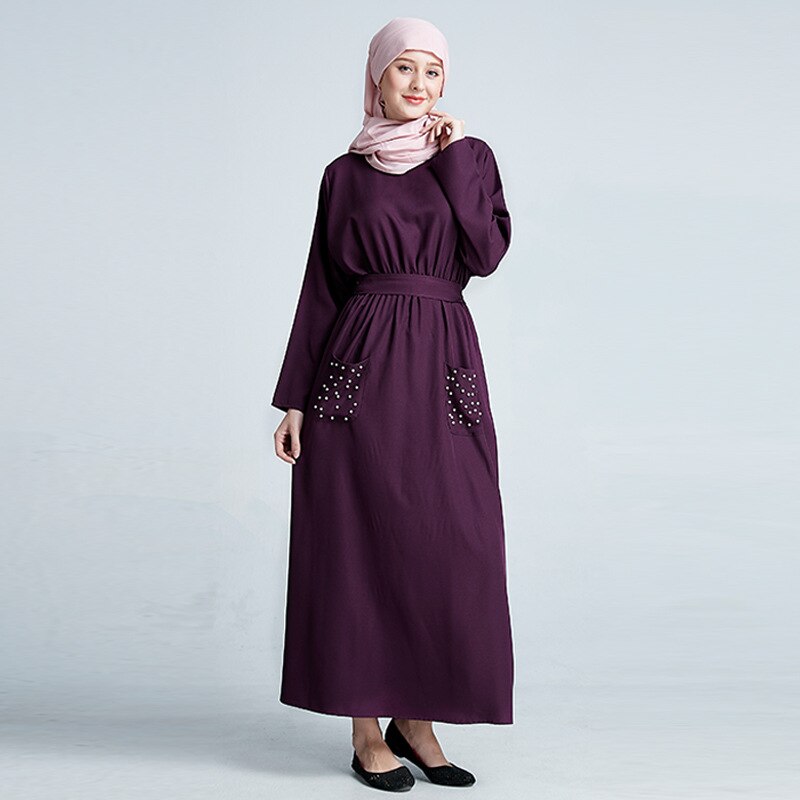 Muslim Cardigan Abaya Full Dress Kimono Long Robe ... – Vicedeal