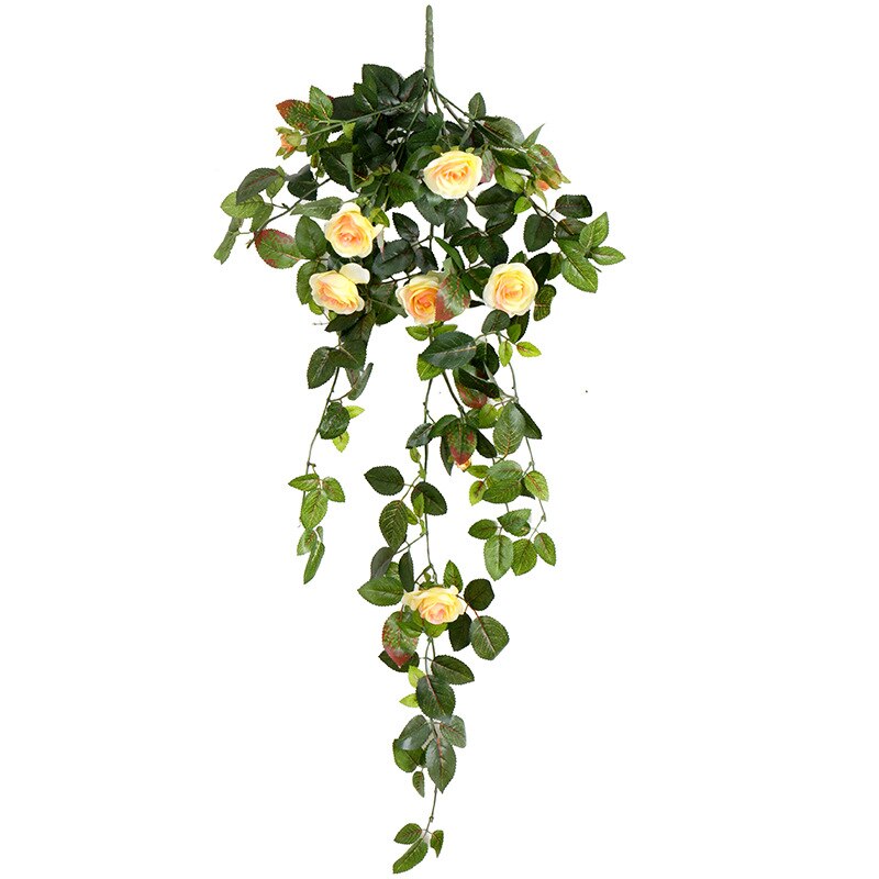 Künstliche Rose Rattan Künstliche Blume Reben Kuns... – Vicedeal