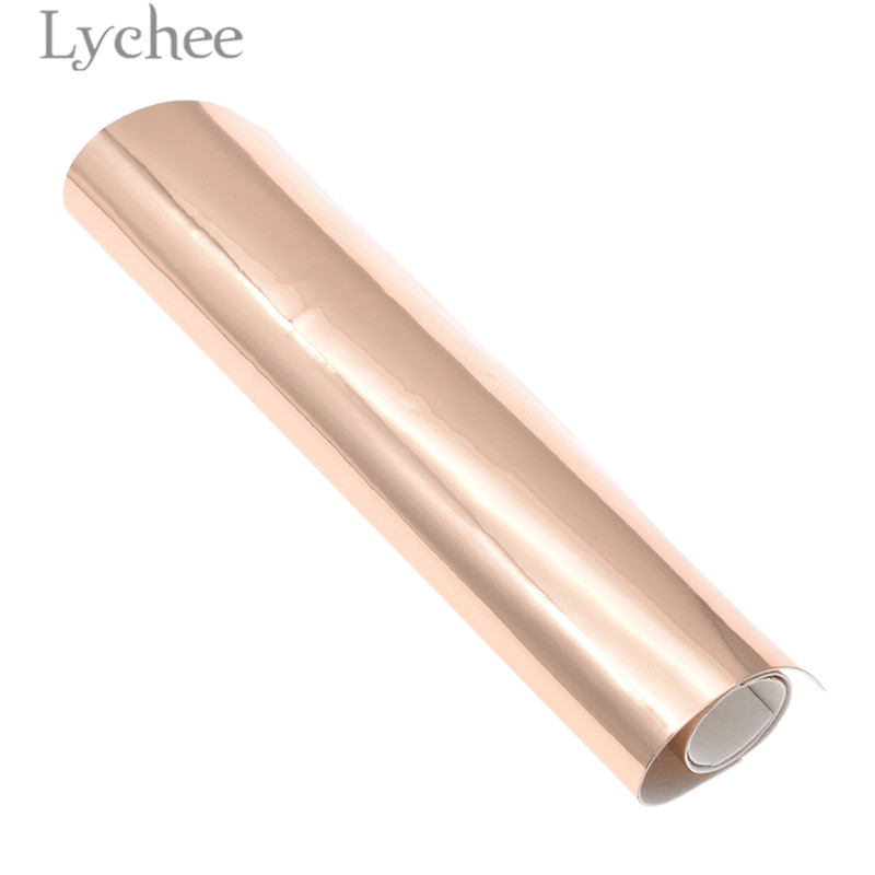 Lychee Life 21x29cm Solid Color Mirror PU Fabric S... – Vicedeal