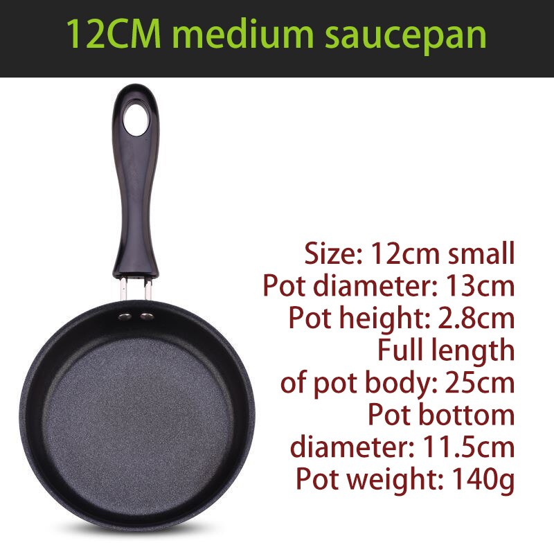 12/16/18cm tykke nonstick stegepande rustfrit stål... – Grandado