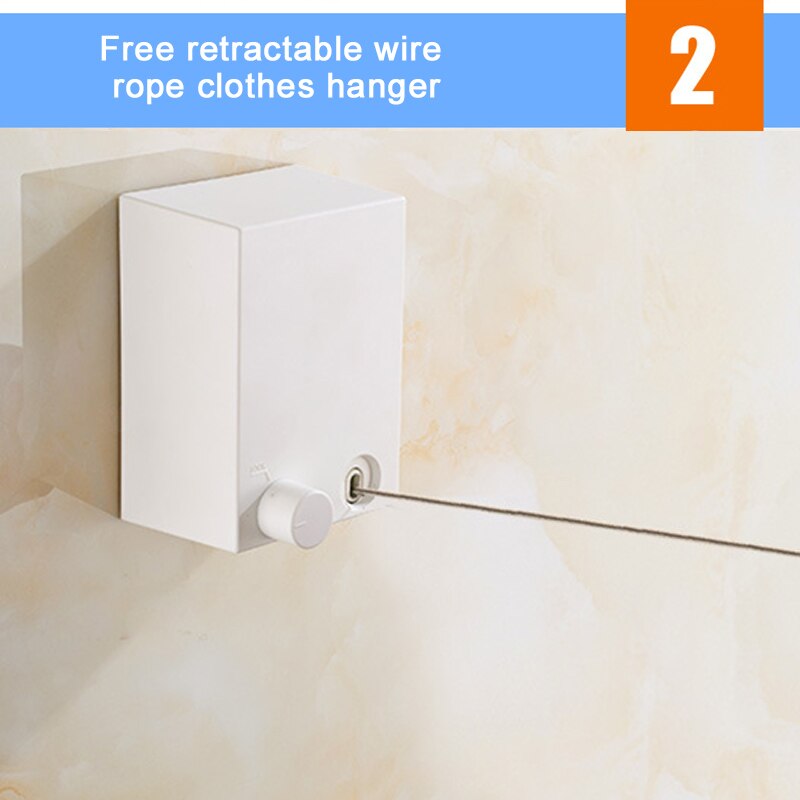 Clothes Dryer Retractable Clothesline 4.2 Metre Cl... – Grandado