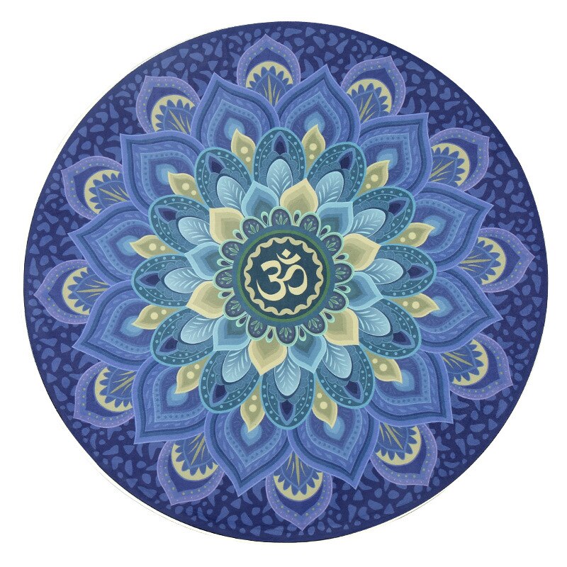 60cm Round Yoga Mat Meditation Cushion for Workout... – Grandado
