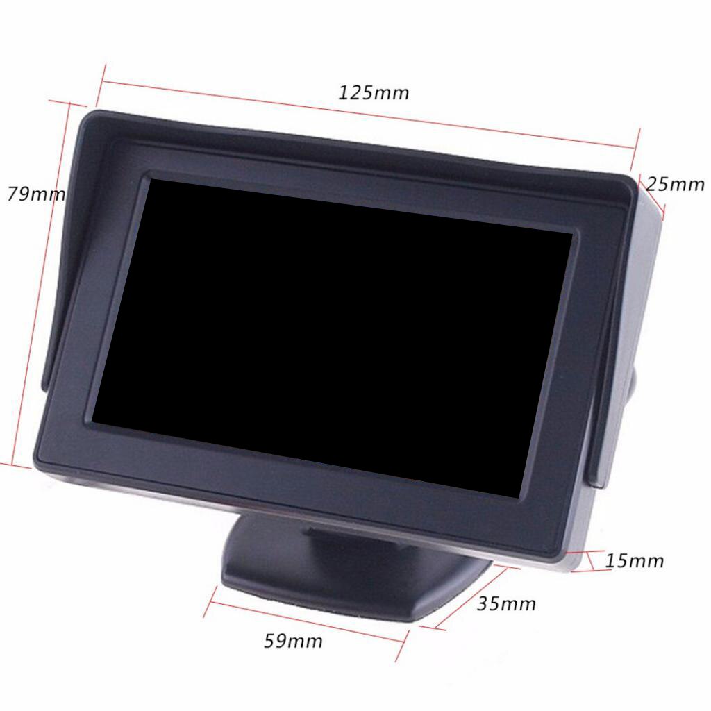 Auto Monitor 4,3 zoll HD Auto Rückansicht Monitor ... – Grandado