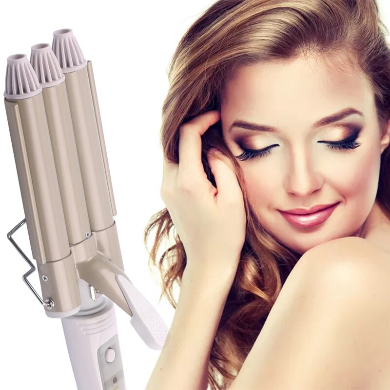 Luxuriöse Gold Rolle Stock Drei-Stock Curler Wasse... – Grandado