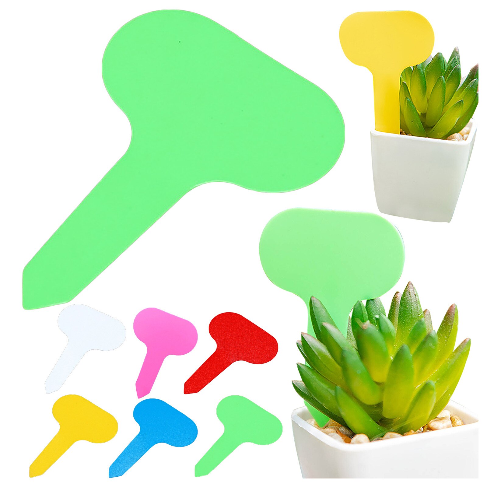Garden Plant Labels Stakes Pot Markers Plastic Pla... – Grandado