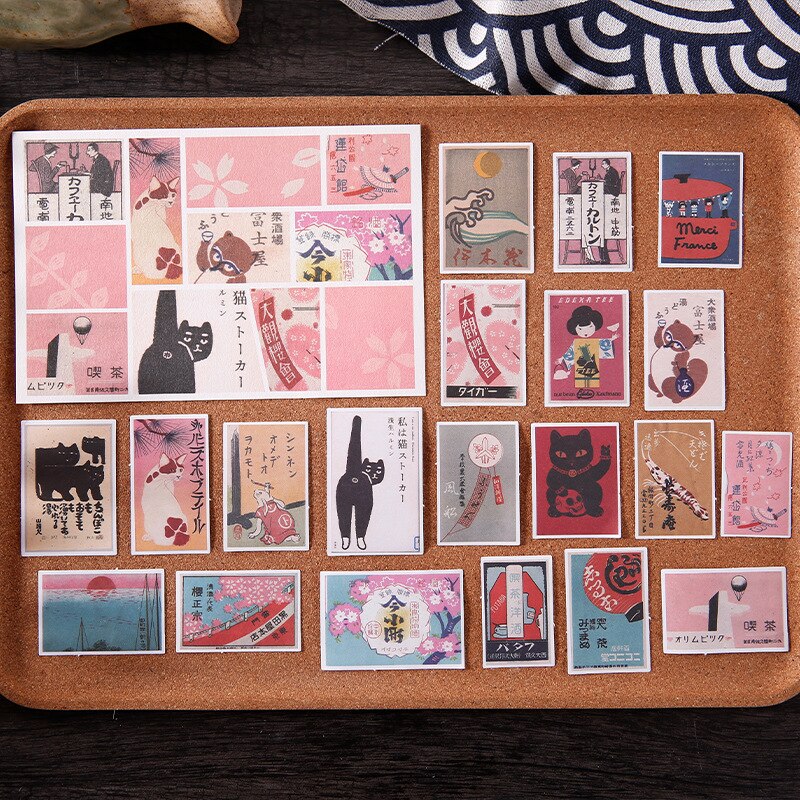 40 Pcs Japan Style Sealing Sticker Japanese Tradit... – Grandado