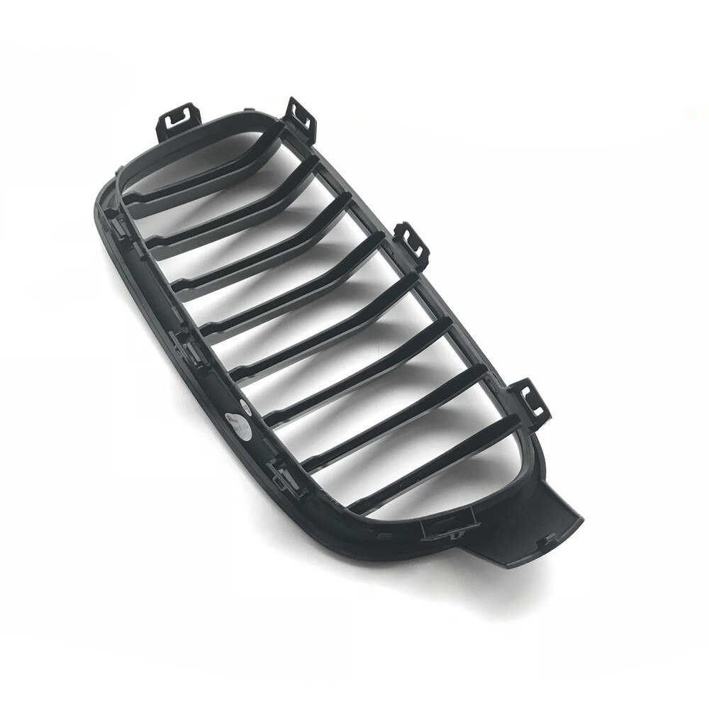 Front Grille Car Racing Grill Gloss Black Single S... – Grandado