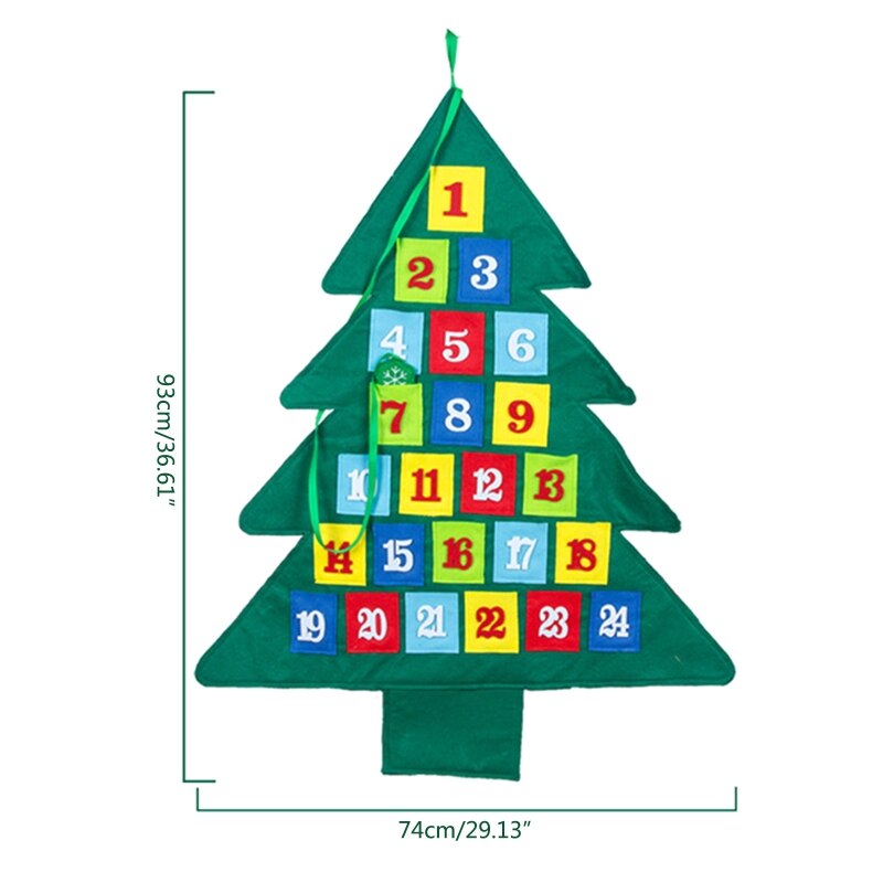 Christmas Advent Countdown Wall Calendar with 24 P... – Grandado