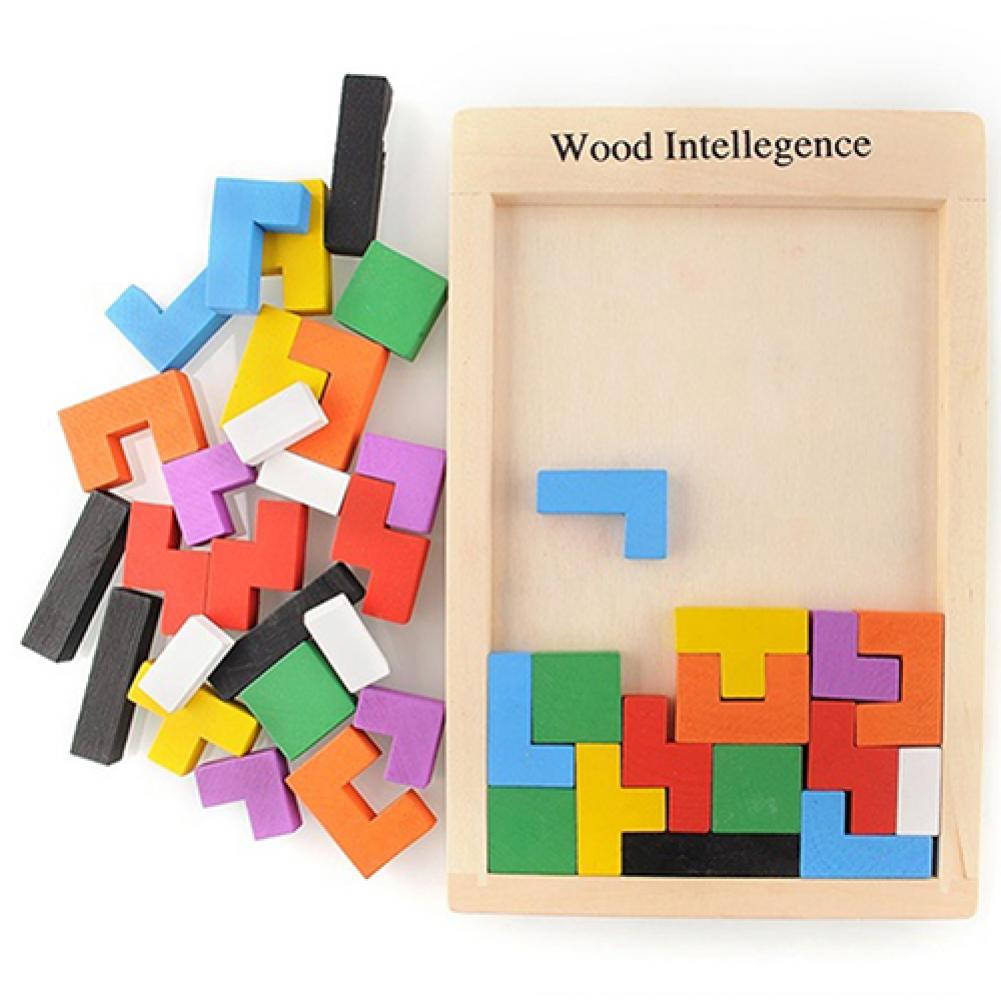 Kids Baby Blocks Wooden Block Kids Early Education... – Vicedeal