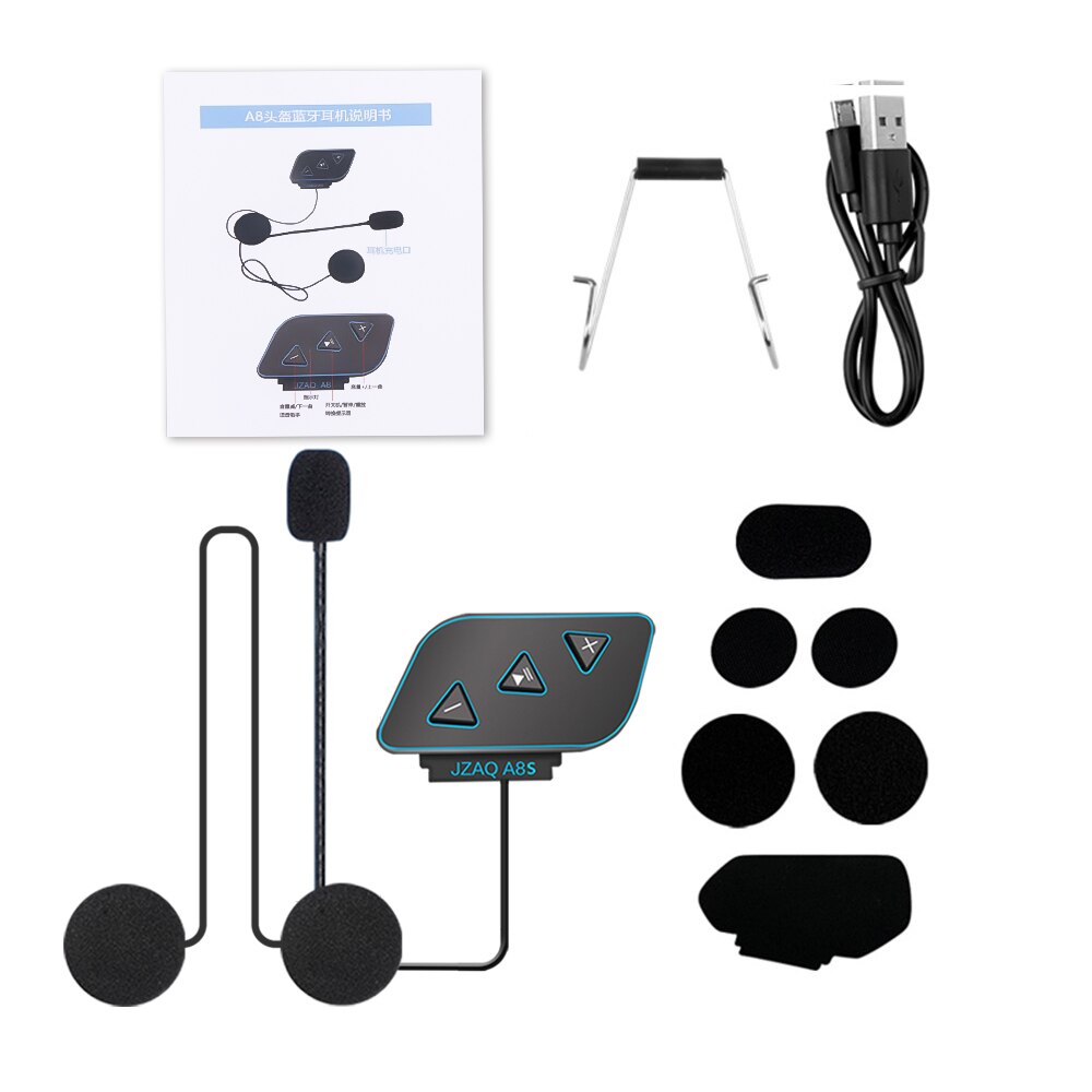 Motorfiets Bluetooth 5.0 Headset Helm Intercom Tot... – Vicedeal