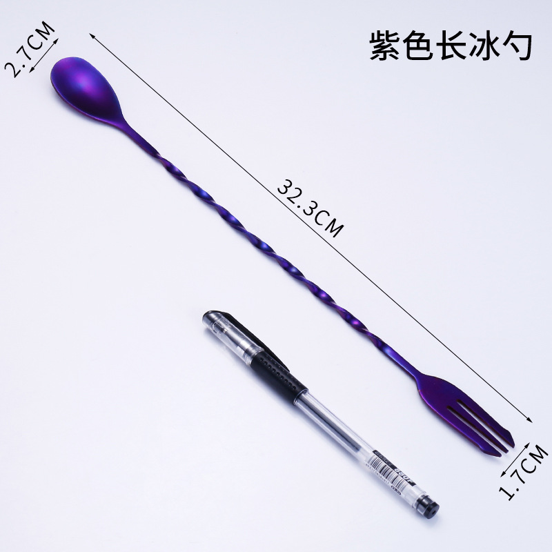 304 Rvs Bar Roeren Ijs Lepel Hartvormige Lange Han... – Vicedeal