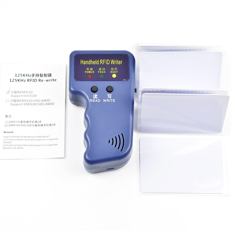 Handheld 125KHz RFID Duplicator Copier Writer Prog... – Vicedeal