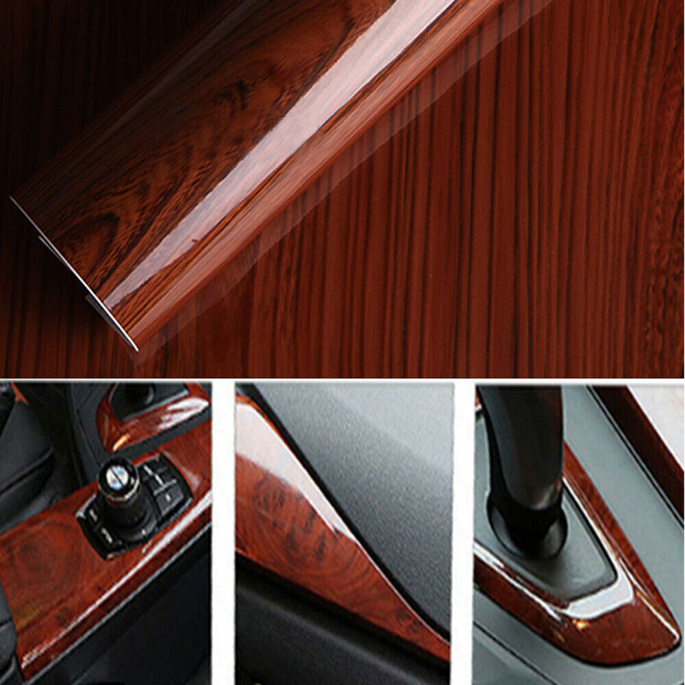 1M High Glossy Wood Home Door Car Interior Decorat... – Vicedeal