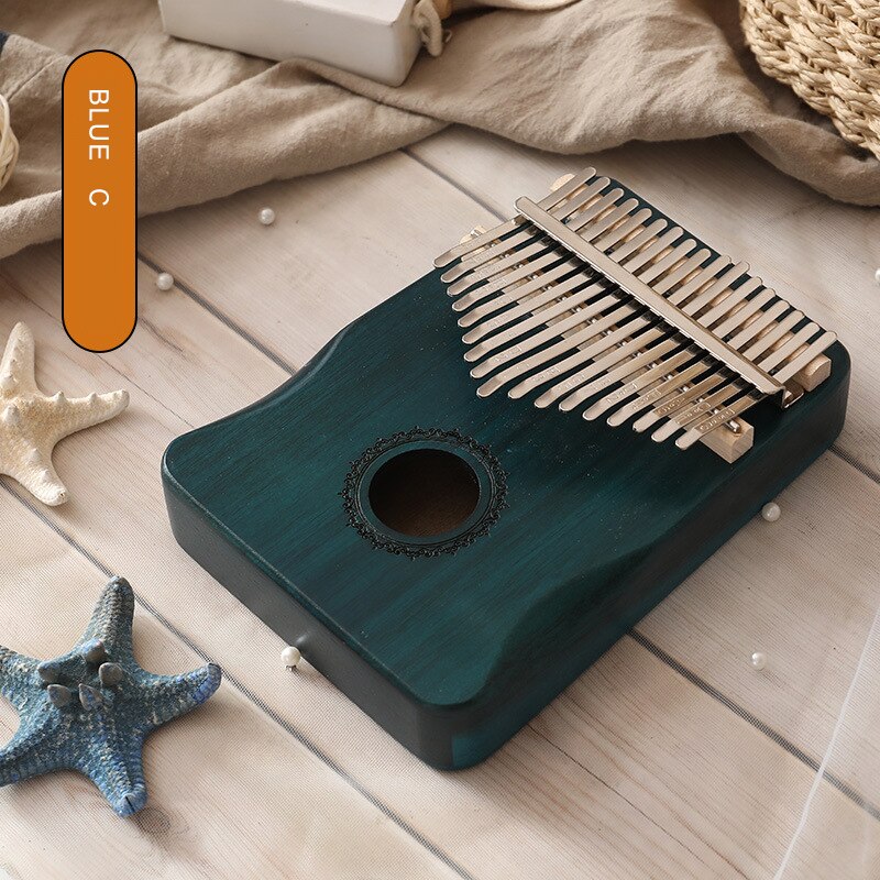 17 Keys Kalimba Thumb Piano Wood Mahogany Body Mus... – Grandado