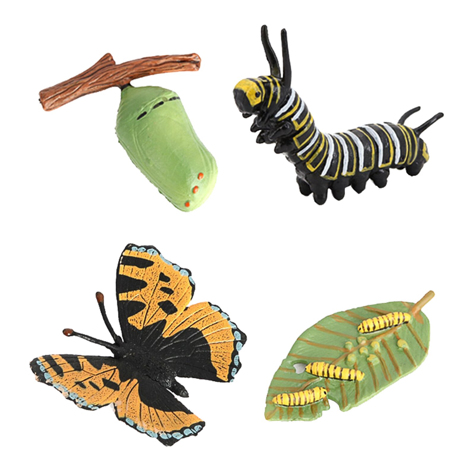 2x4Pcs Assorted Plastic Insects Butterfly Bugs Fig... – Grandado