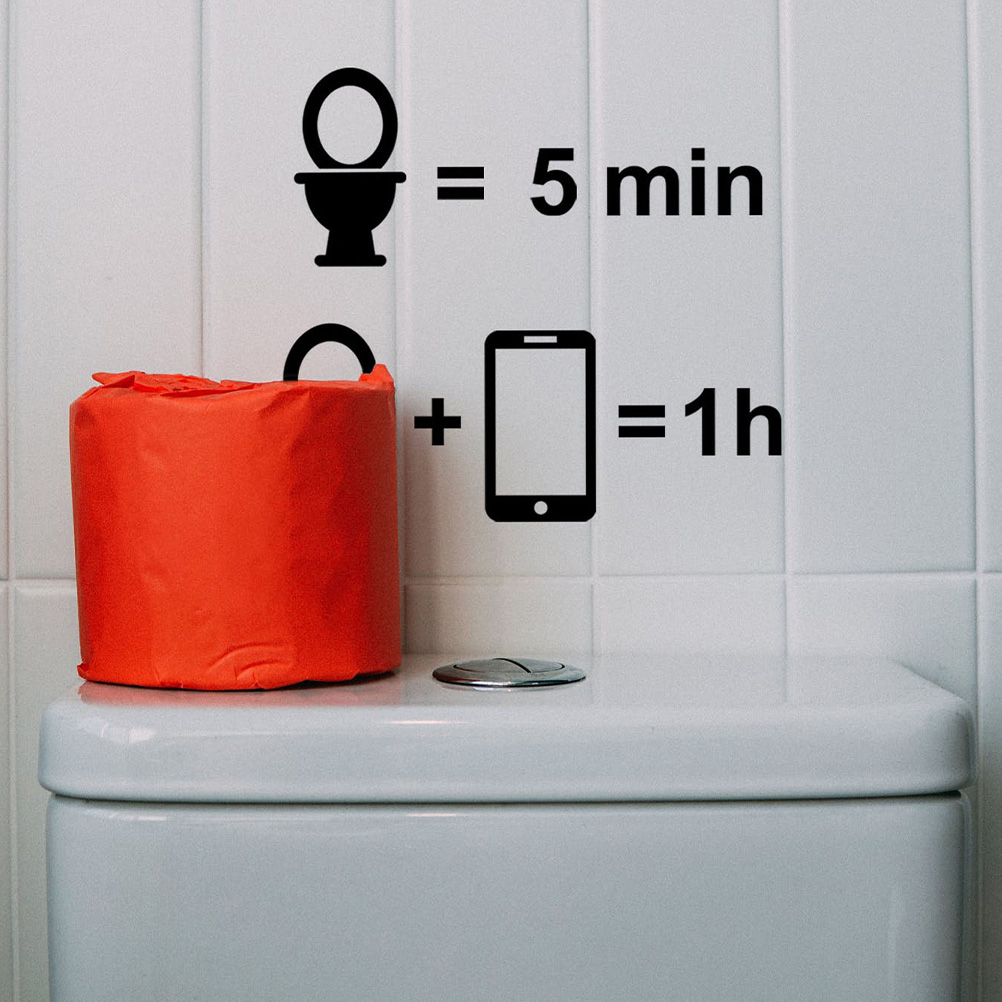 2 Sheets of Toilet Lid Sign Decal Toilet Seat Stic... – Grandado