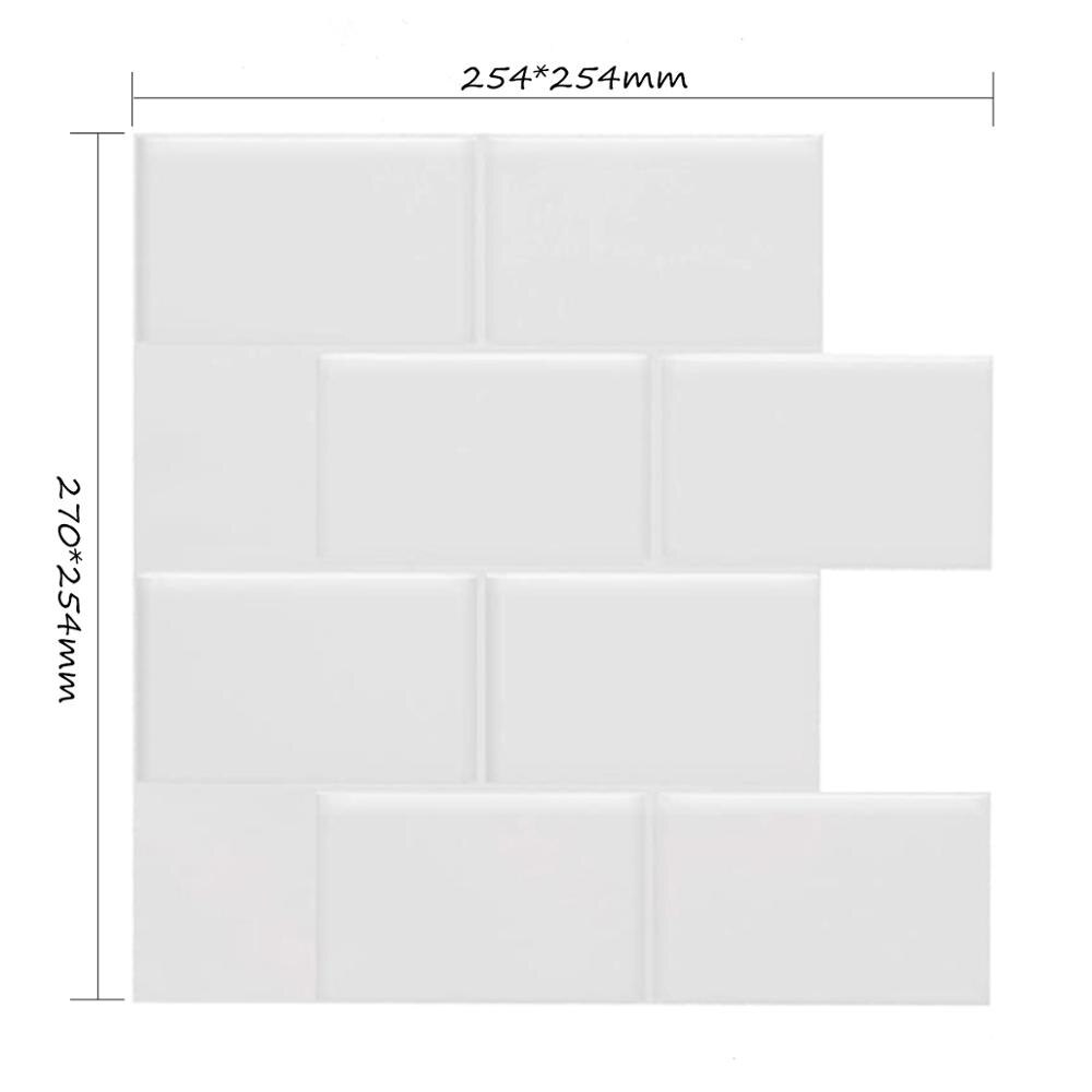 White Peel and Stick Wall Sticker Waterproof Class... – Grandado