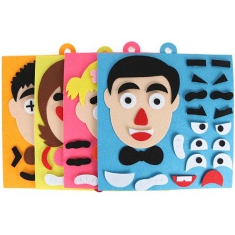 Children Learning Funny Set Kid DIY Emotion Change... – Vicedeal