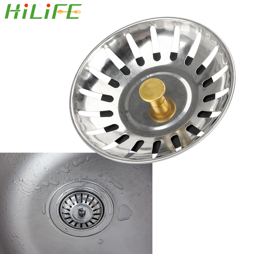 HILIFE 1PC Stainless Steel Kitchen Sink Strainer S... – Vicedeal