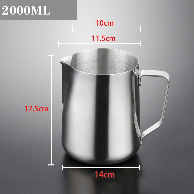 Stainless Steel Pull flower Cup Milk Foam Pot Kitc... – Grandado