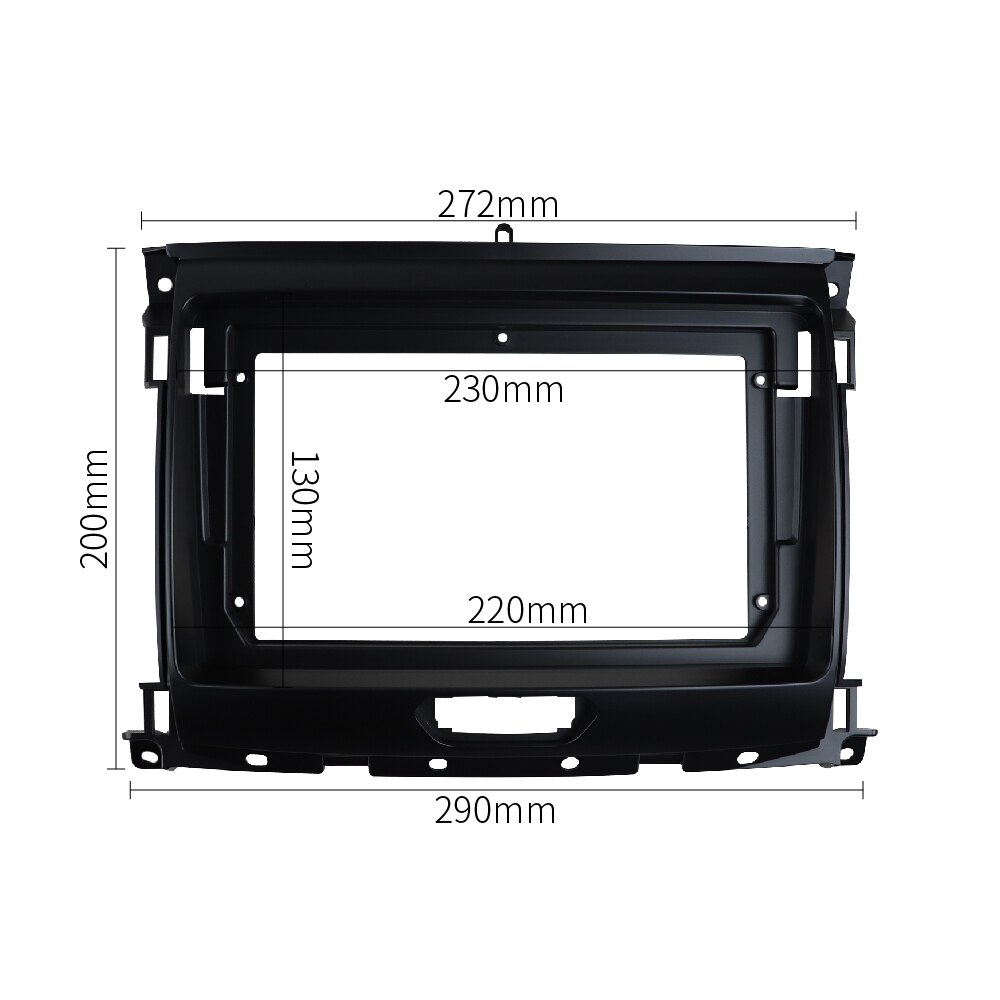 Double 2 Din 9 inch Radio Fascia for FORD RANGER +... – Grandado
