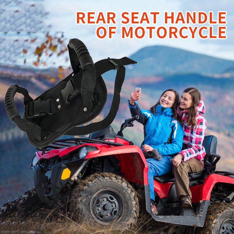 Motorcycle Passenger Safety Belt Rear Seat Grab Ha... – Grandado