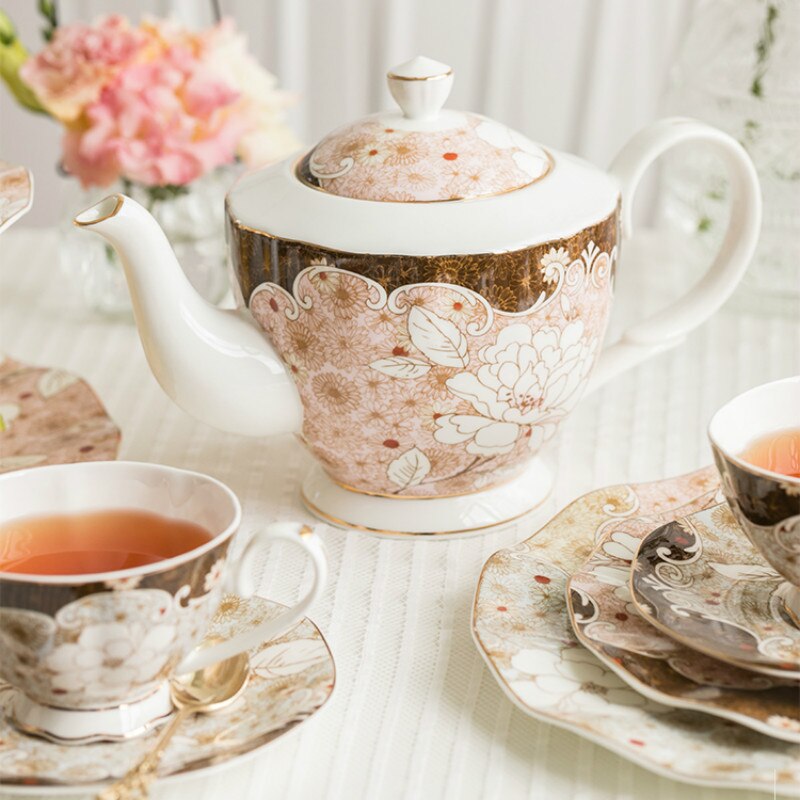 Luxury Bone China Coffee Cup and Saucers European ... – Grandado