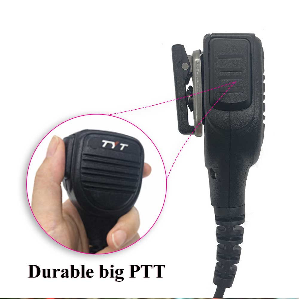TYT Durable Big PTT Microphone K1 Plug for Wouxun ... – Vicedeal