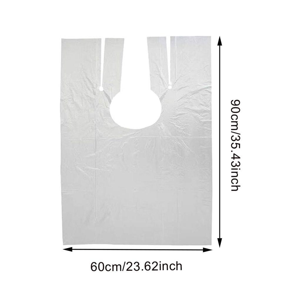 100 Pcs Disposable Hair Coloring Barber Cloth Long... – Grandado