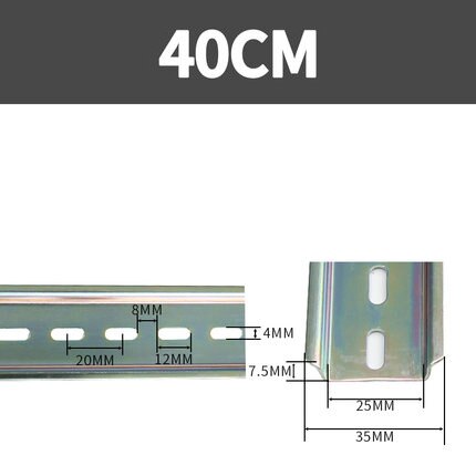 Universal Type 35mm Slotted DIN Rail 10/ 20/30/40/... – Grandado