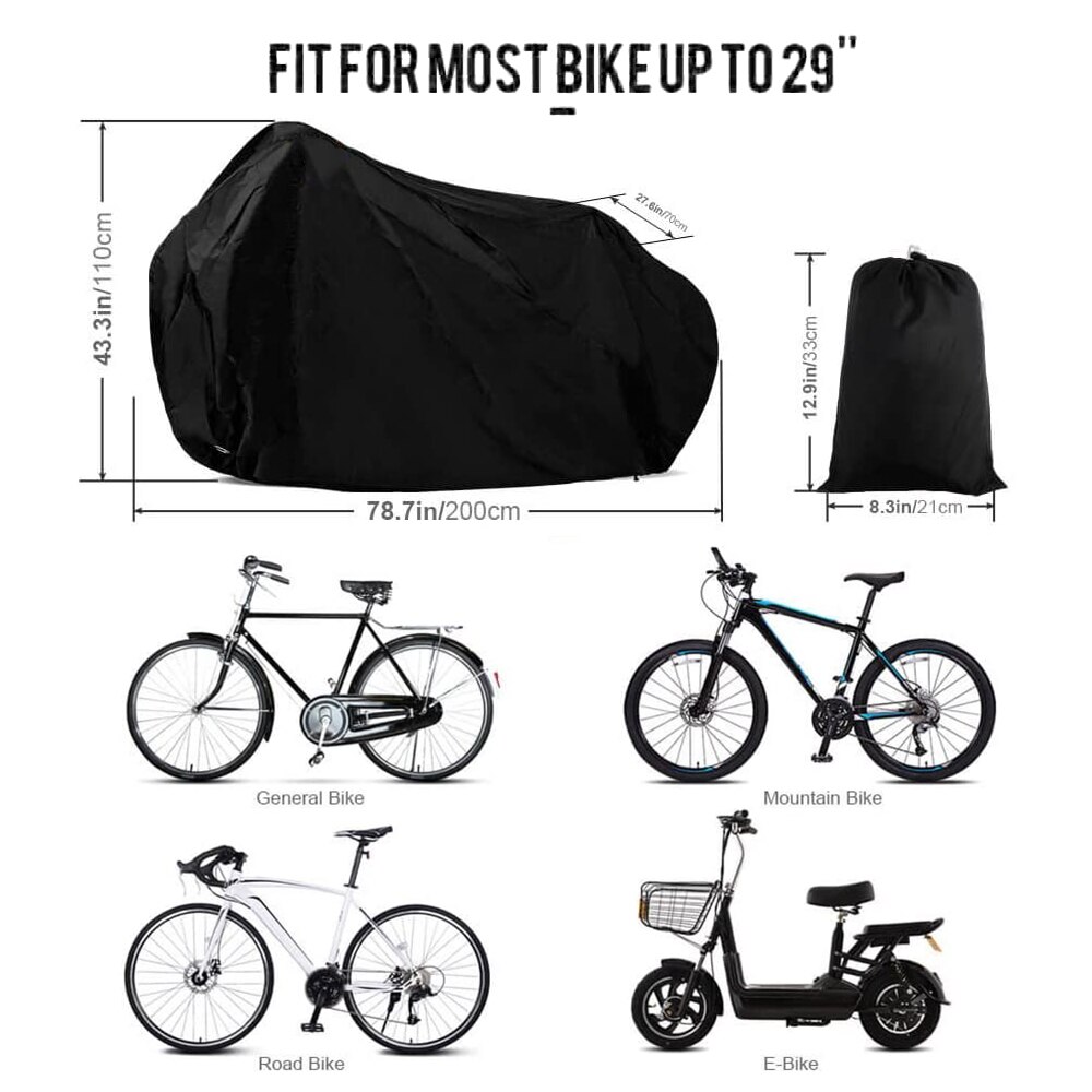 Bicycle Cover Universal Outdoor UV Protector Water... – Grandado