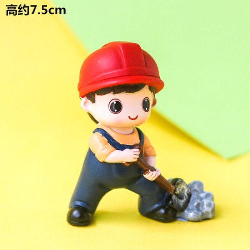 Construction Vehicle Excavator Cupcake Toppers Boy... – Grandado