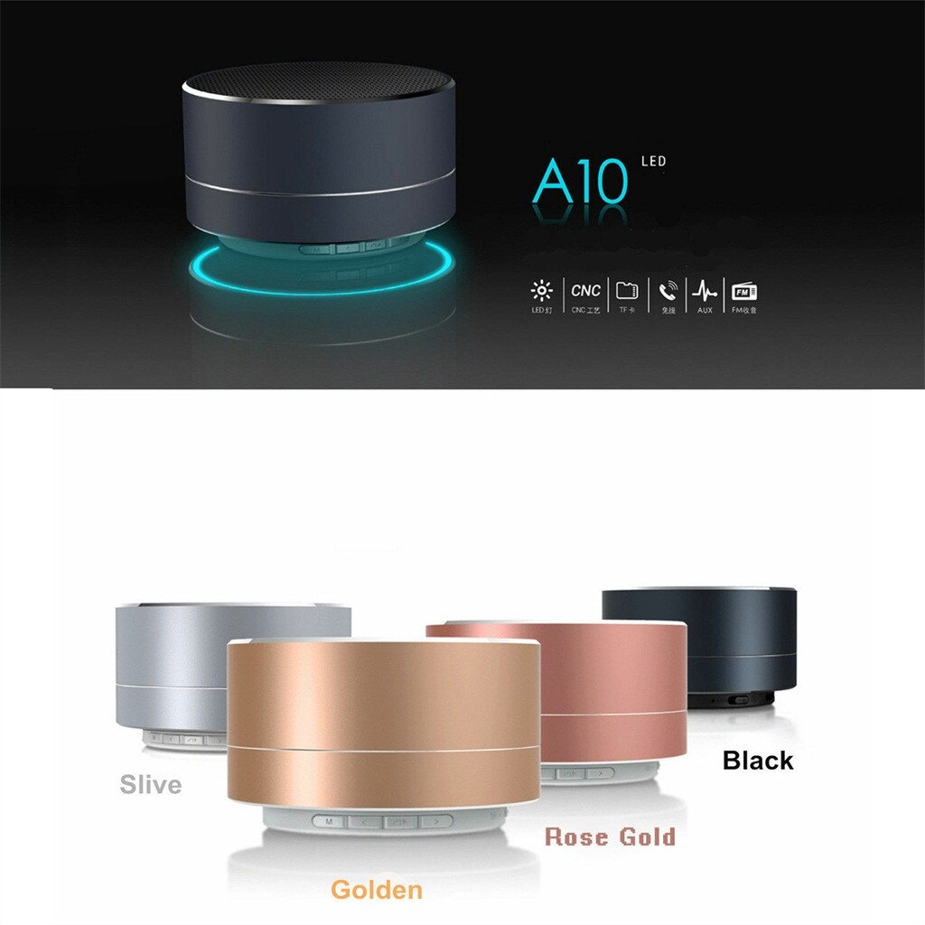 Led Wirelwss Mnin Bass BT Portable Speakers For iP... – Vicedeal