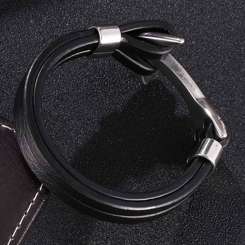 Fortafy Vintage Anker Lederen Armband Mannen Siera... – Vicedeal