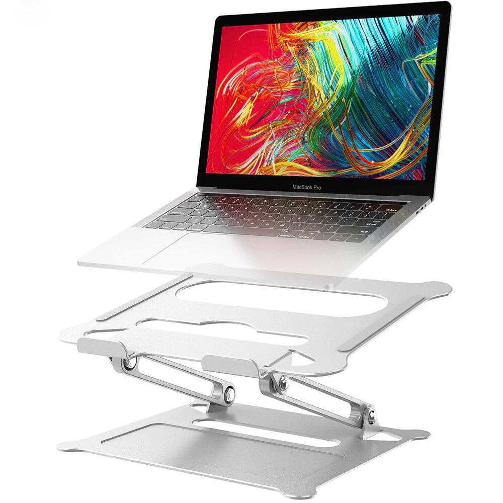 Laptop Stand Aluminium Alloy Adjustable , Aluminum... – Vicedeal