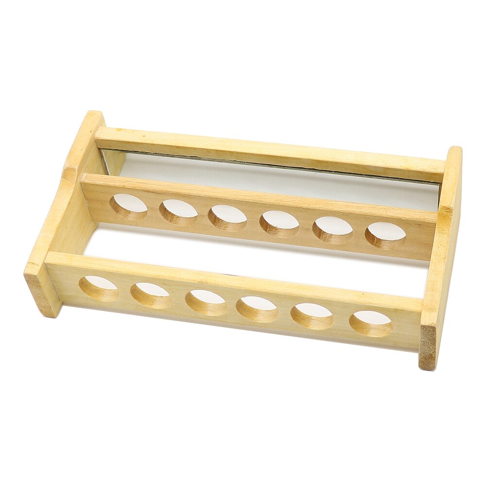 6 Hole Wooden Colorimetric Test Tube Rack Thick Wo... – Grandado