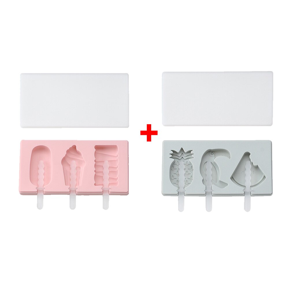 Silicone Ice Cream Mold Cute Animals Shape with Co... – Grandado