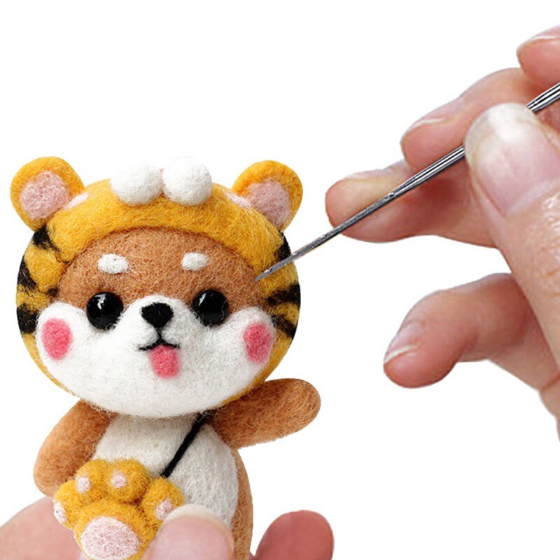 Handmade Felt Yarn Roving Set Needle Felting Start... – Grandado