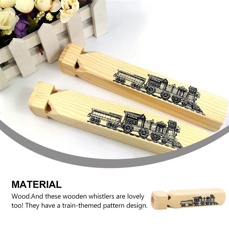 1pc Wooden Train Whistle for Kids Funny Train Them... – Grandado