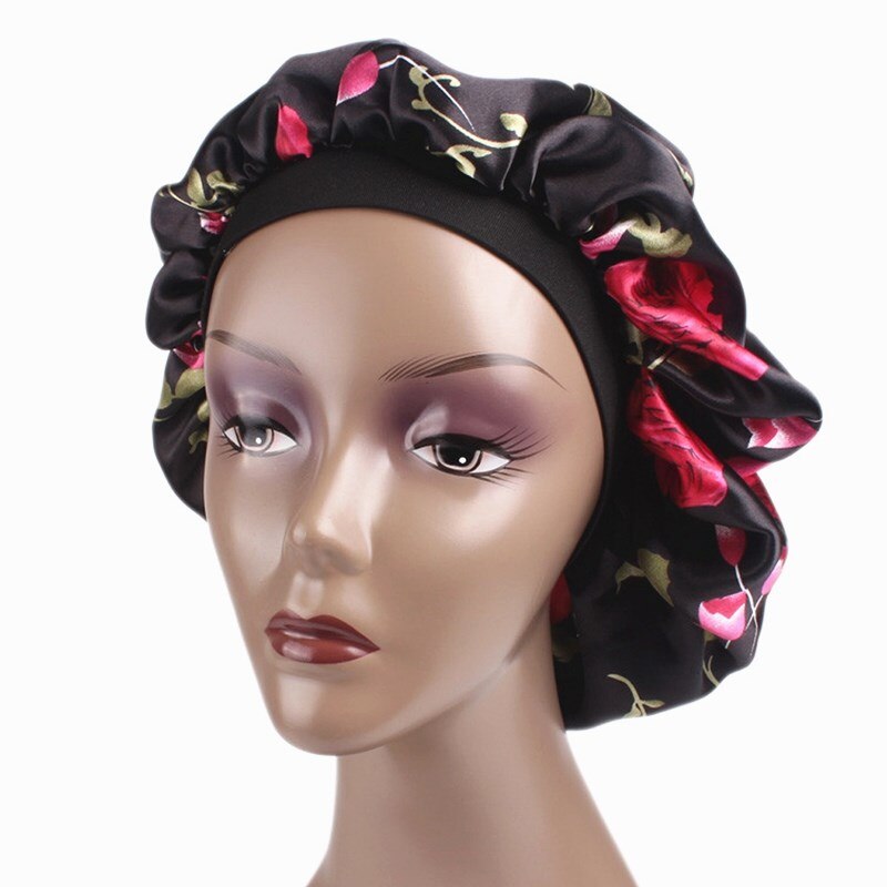 1PC Women Satin Night Sleep Cap Hair Bonnet Hat Si... – Vicedeal