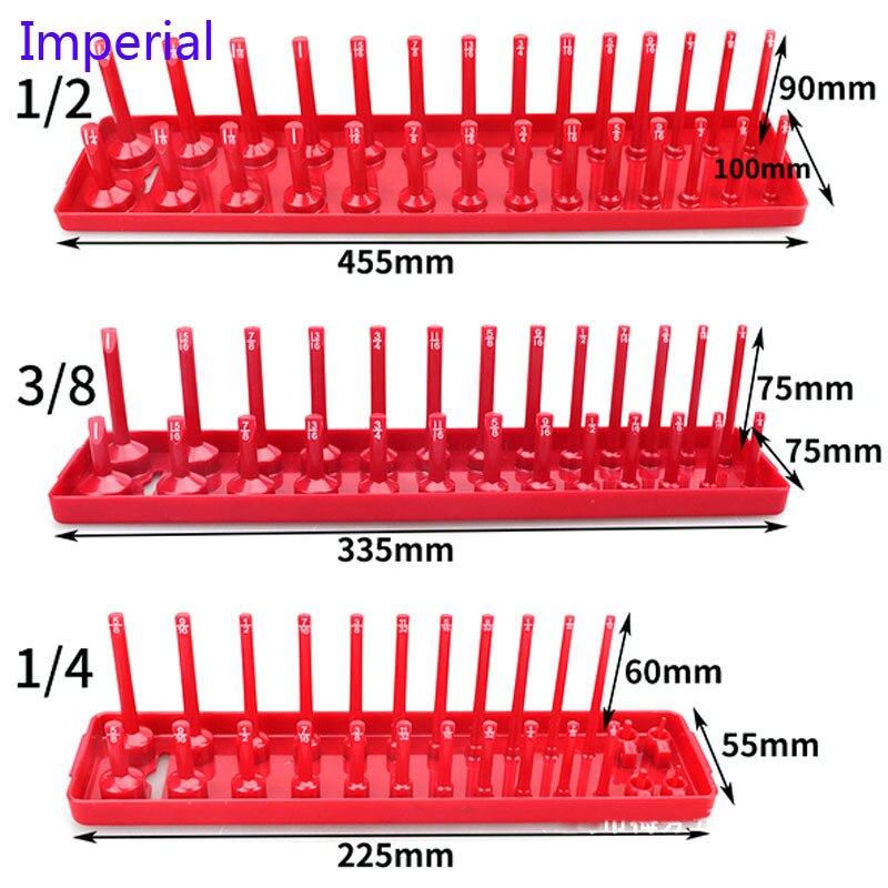 3Pcs Plastic Socket Holder Lade Sets 3 Maten Socke... – Grandado