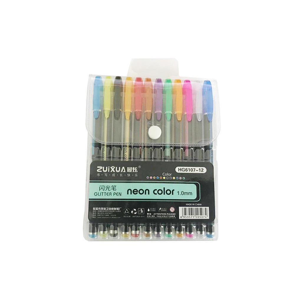 12/16 Color Gel Pen Highlighter Crayon Pastel Brig... – Grandado