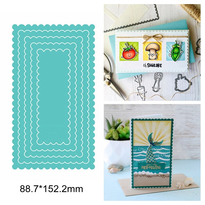 Mini Slim Stacklets Square Rectangle Layered Frame... – Grandado