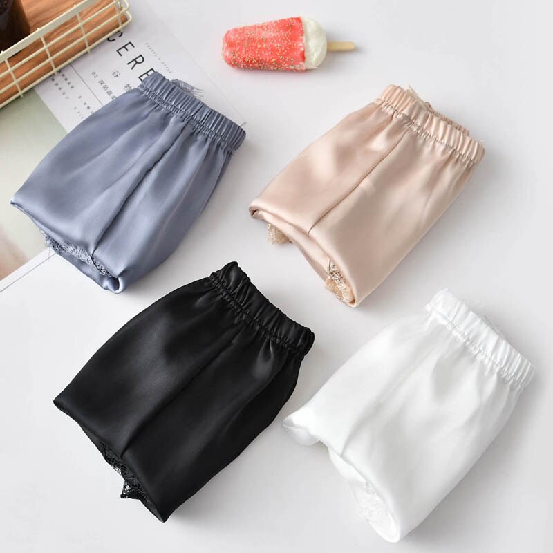 Plus Size Satin Kitten Silky Elastic Waist Women M... – Grandado