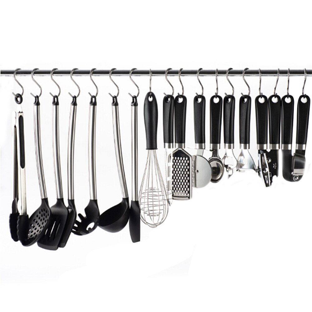 10 package S Hanging Hooks Stainless Steel Heavy D... – Vicedeal