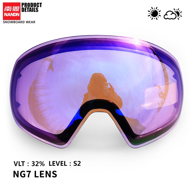 Ski lens replacement lens original multi color coa... – Grandado