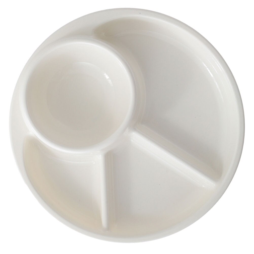 1pc Simple Divided Breakfast Plate Practical Dinin... – Grandado