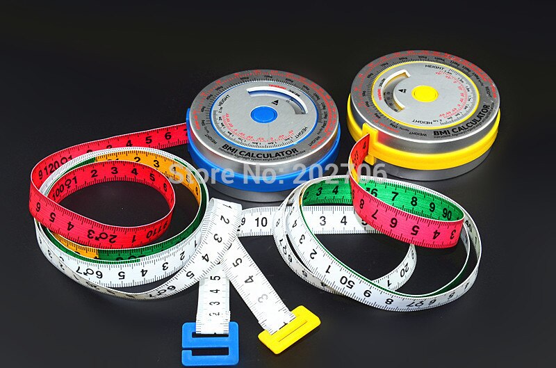 Aluminum BMI measure tape BMI calculator body meas... – Vicedeal